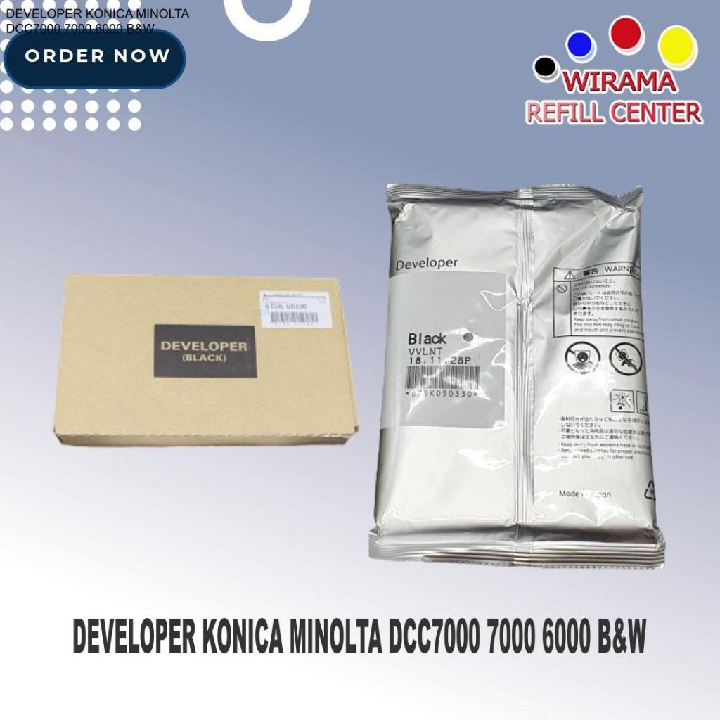 Jual DEVELOPER KONICA MINOLTA C7000 7000 6000 B&W | Shopee Indonesia