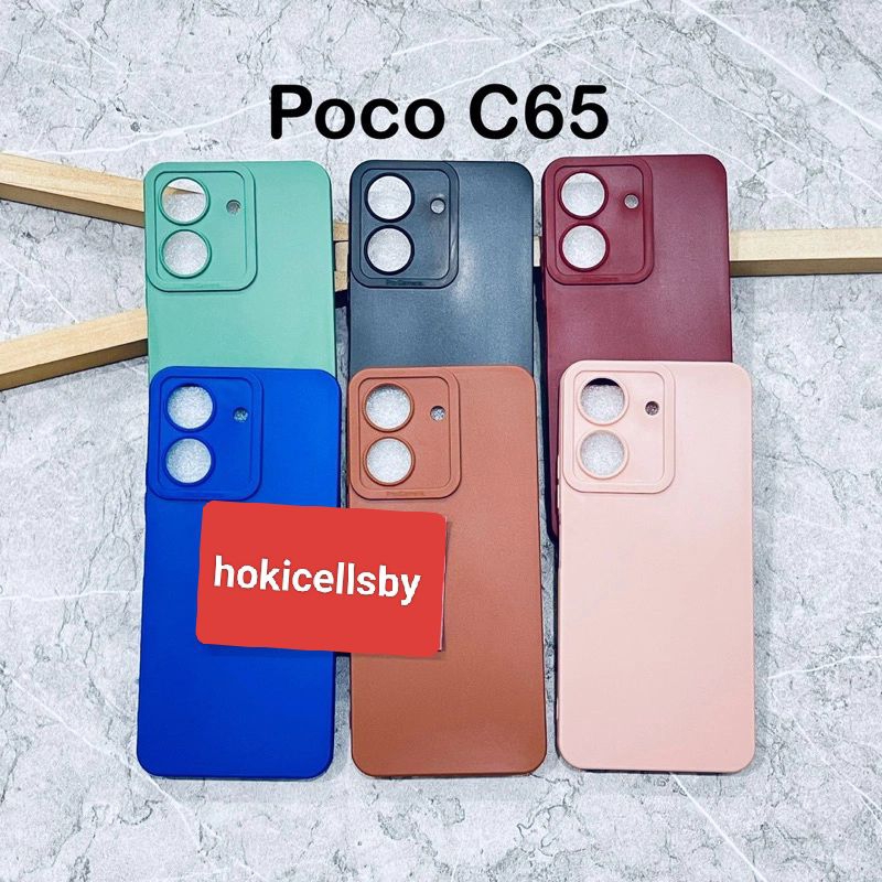 Jual Soft Case POCO C65 2023 Case Macaron full colour TPU | Shopee ...