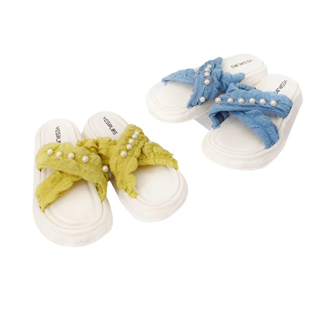 Jual Yesplus Sandal Original 000-1 Sandal Selop Wedges Korean Style ...