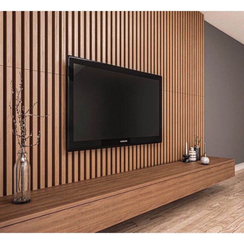 Jual WALLPAPER DINDING PANEL KAYU COKLAT | Shopee Indonesia
