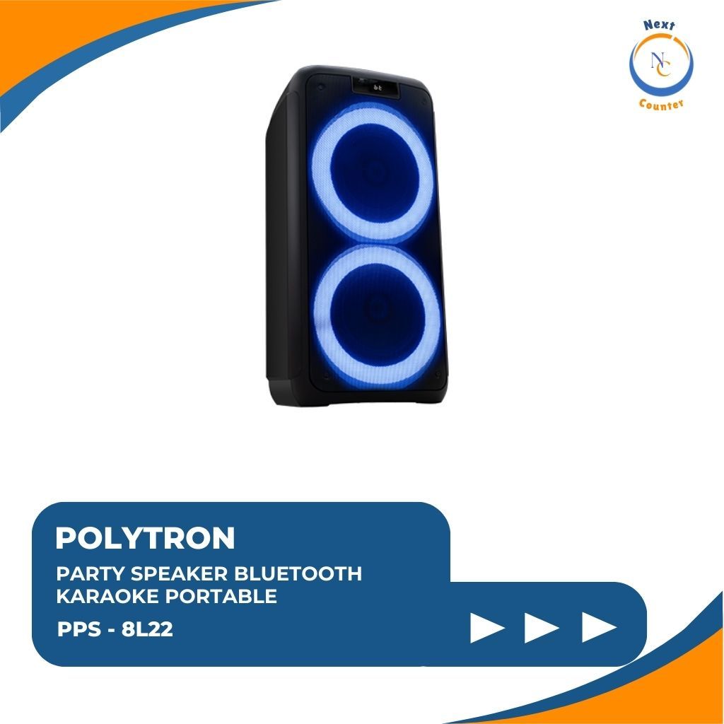 Jual POLYTRON PARTY SPEAKER BLUETOOTH KARAOKE PORTABLE WIRELESS PPS ...