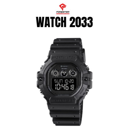 Jual Forester Jam Tangan Digital Pria 2033 Watch Water Resistant ...