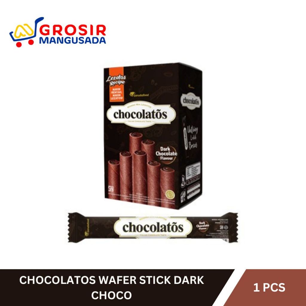 Jual Gery Chocolatos Wafer Stik Dark Chocolate 15gr | Shopee Indonesia