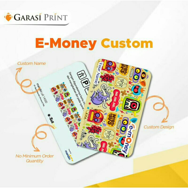 Jual Cetak Kartu E Toll Emoney Mandiri Print Etoll Card | Shopee Indonesia