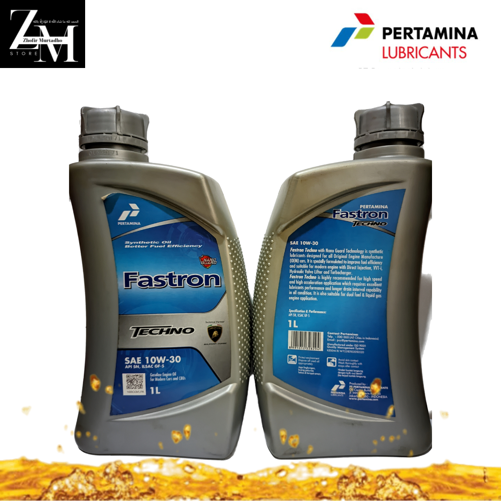 Jual OLI FASTRON (BIRU) TECHNO 10W 30 1 LITER ORIGINAL PERTAMINA ...