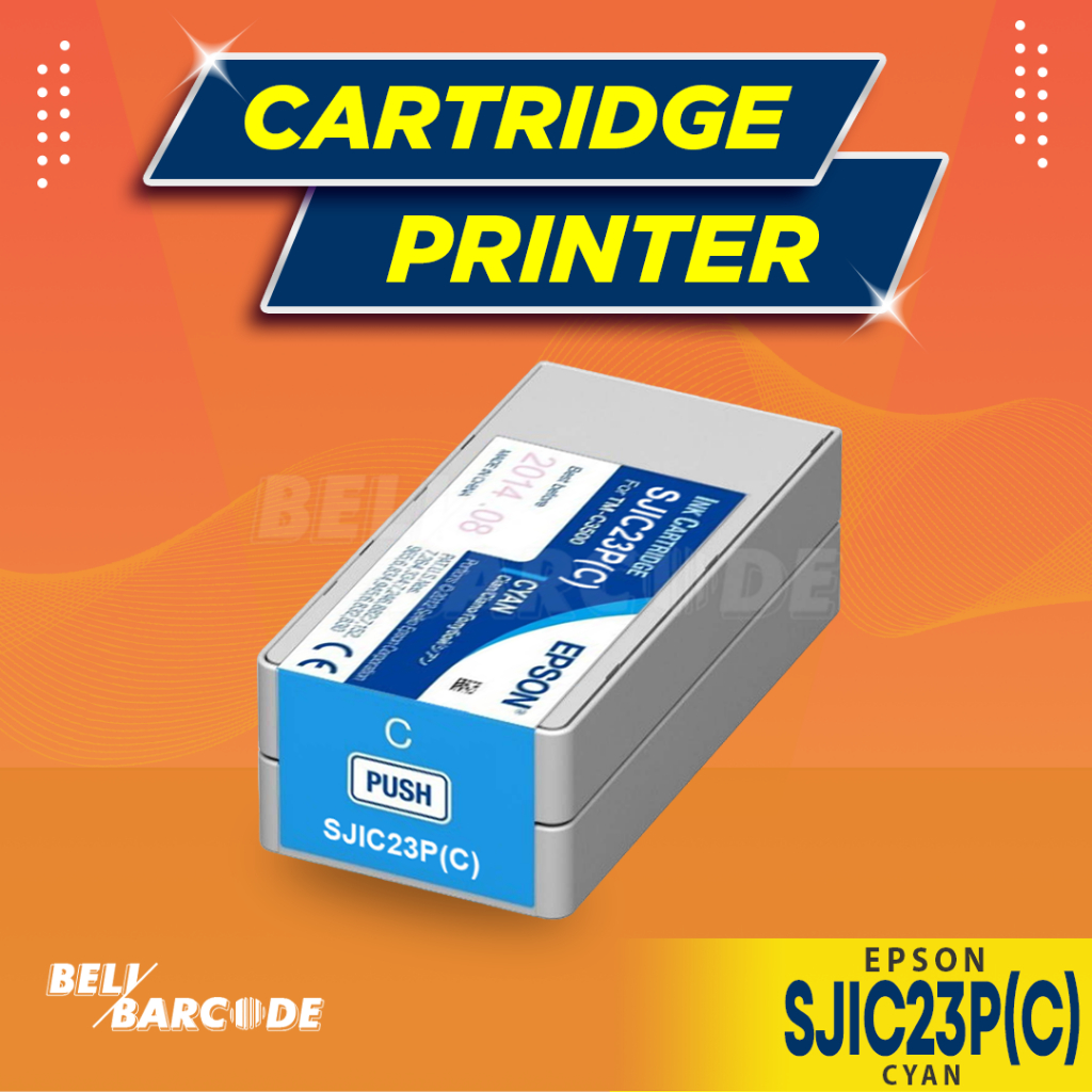 Jual Tinta Printer Epson TMC3510 Cartridge Cyan TM-C3510 Catridge ...