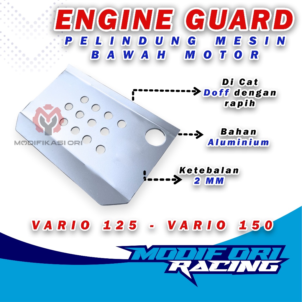 Jual ENGINE GUARD - COVER PELINDUNG MESIN VARIO 125 - VARIO 150 HONDA ...