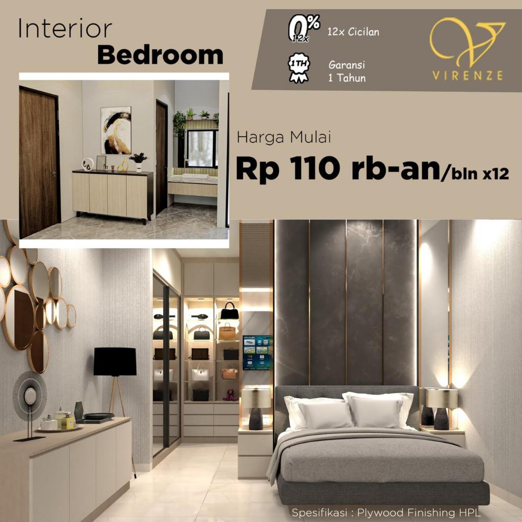 Jual Paket Interior Kamar Kos Custom HPL Interior Design VIRENZE ...