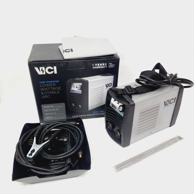 Jual VICI Mesin Las Listrik / Trafo Las / Inverter Las 120A WLD 3.2 | Shopee Indonesia