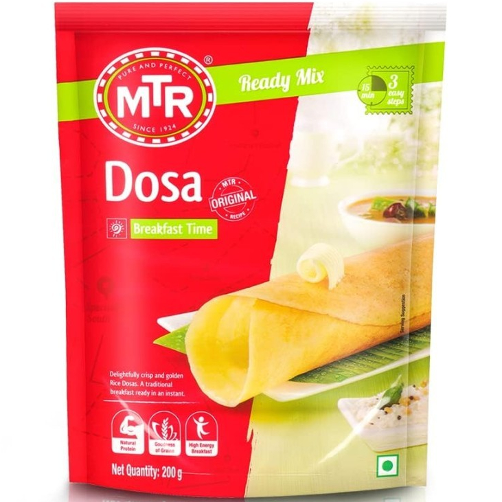 Jual DOSA MIX POWDER MTR 200G / Ready Mix / Breakfast Time / Makanan ...