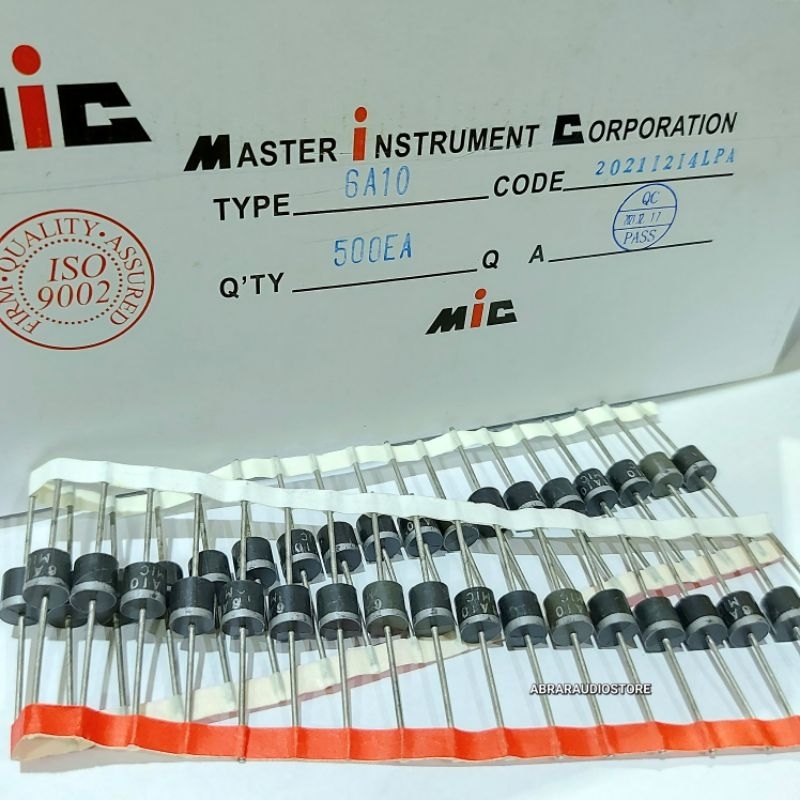 Jual DIODA 5A 6A10 RENTENG DIODE 5 AMPER | Shopee Indonesia