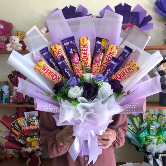 Jual Buket coklat valentine / buket coklat premium / buket coklat ...