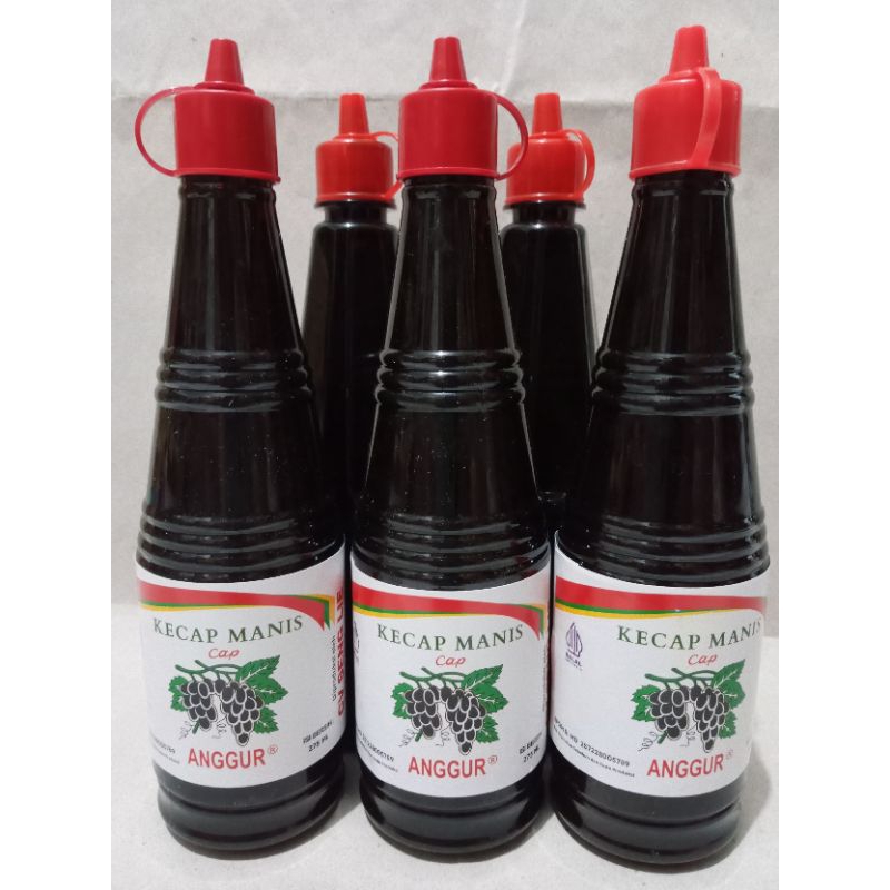 Jual Kecap Manis cap anggur botol plastik 275 | Shopee Indonesia