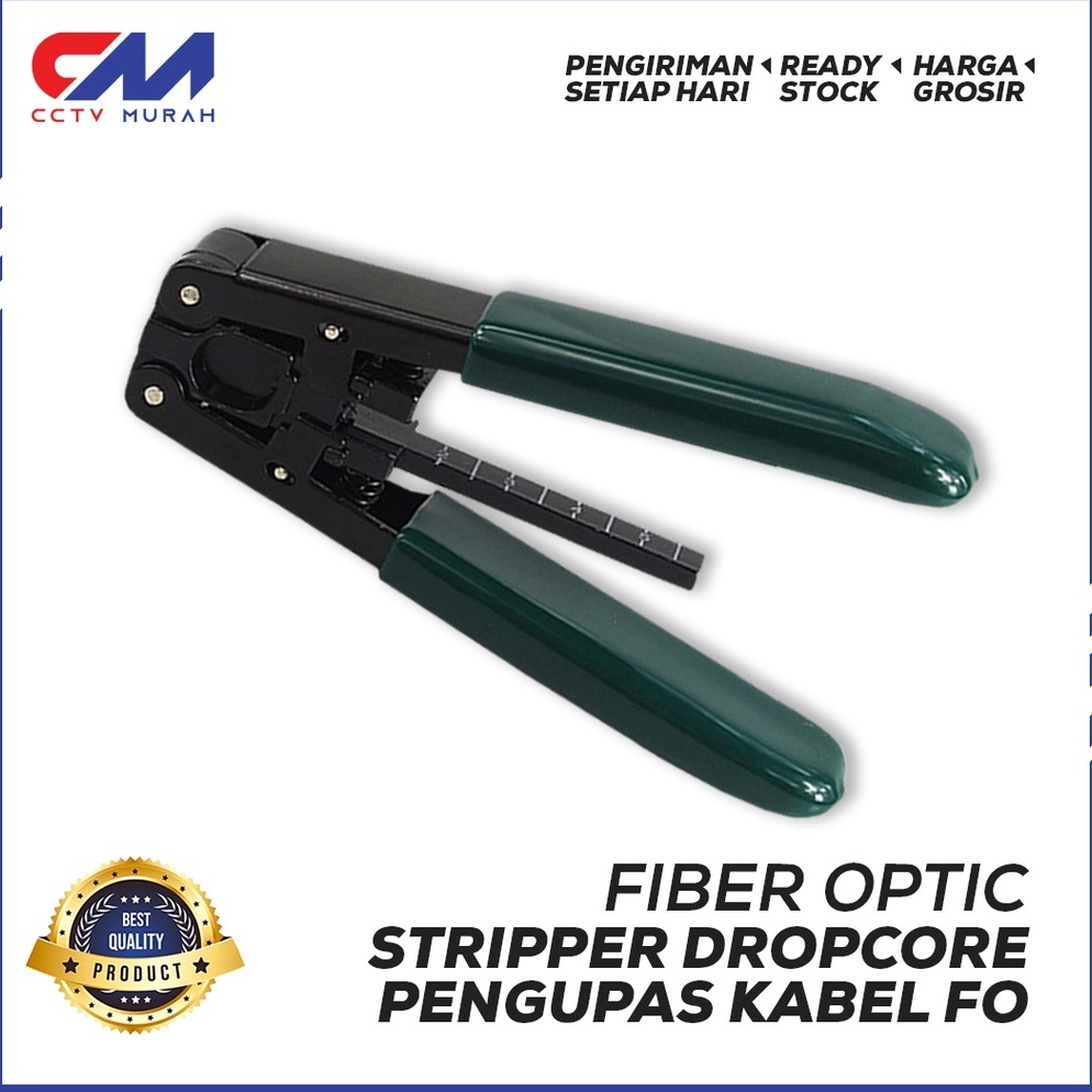Jual GROSIR FIBER OPTIC STRIPPER DROPCORE TANG PENGUPAS KABEL FO FTTH ...