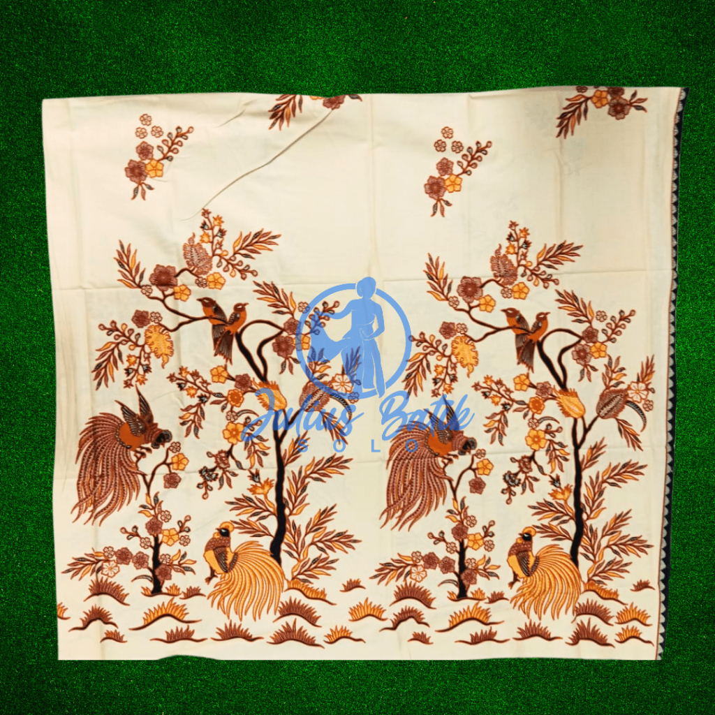 Jual Kain batik motif burung merek hitam manis produksi unggul jaya ...