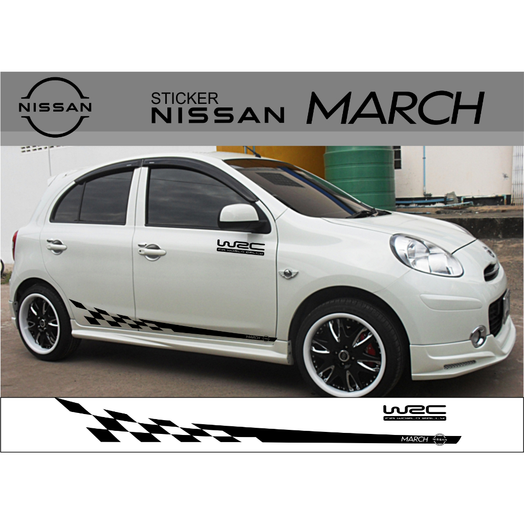Jual sticker nissan march aksesories nissan march | Shopee Indonesia