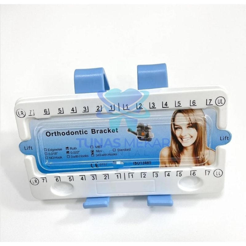 Jual Bracket Ortho Behel Metal Mini Roth 022 3 hook 345 hook white ...