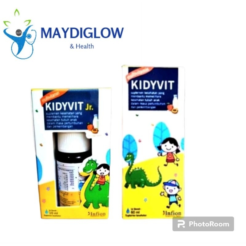 Jual KIDYVIT JR DROP& KIDYVIT SYRUP 60 ML/Multivitamin Anak | Shopee ...