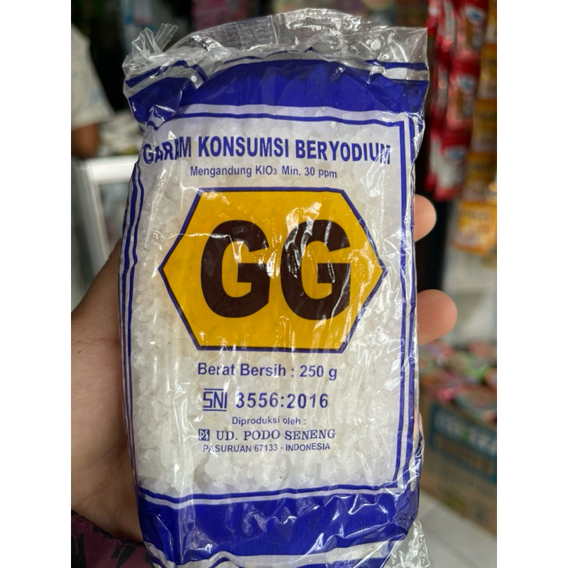 Jual Garam Kasar Yodium 250gram / Garam grasak / Garam Kasar | Shopee ...