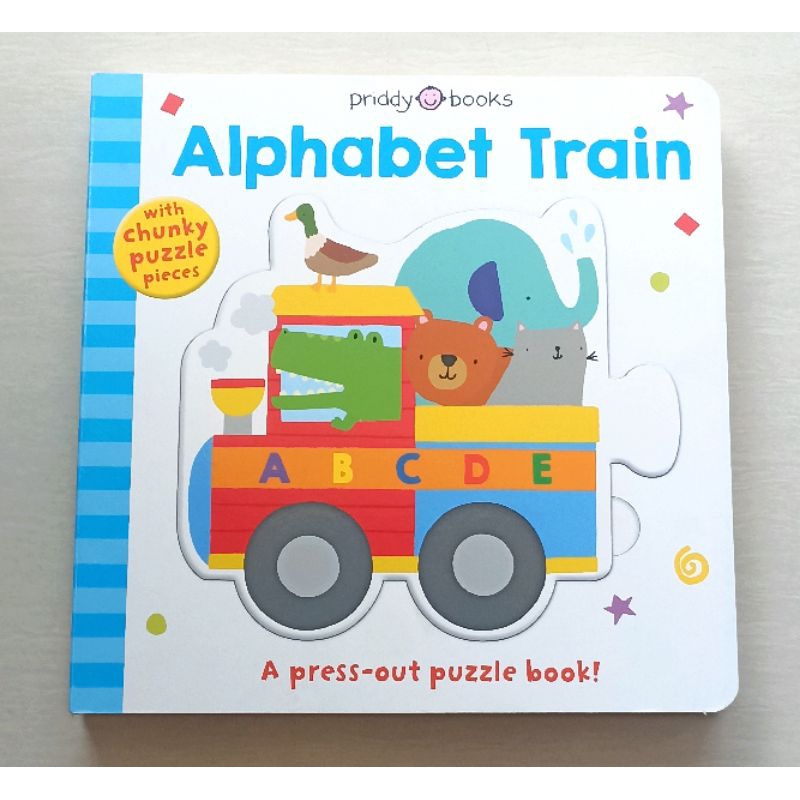 Jual Priddy Books - Alphabet Train (Press-out Puzzle Book) with chunky ...