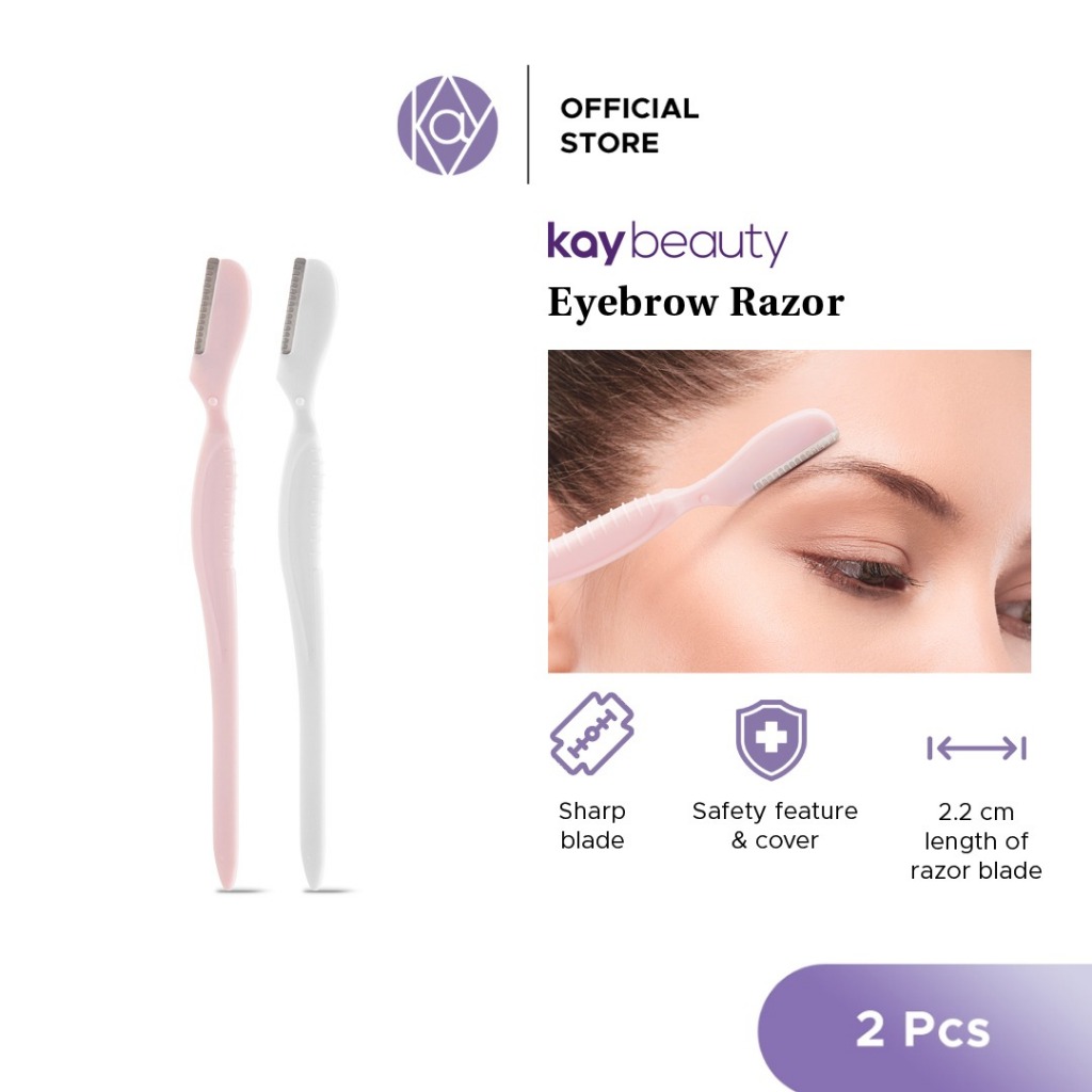 Jual Kay Beauty Eyebrow Razor / Kay Beauty Eyebrow (2 pcs) / Pisau ...