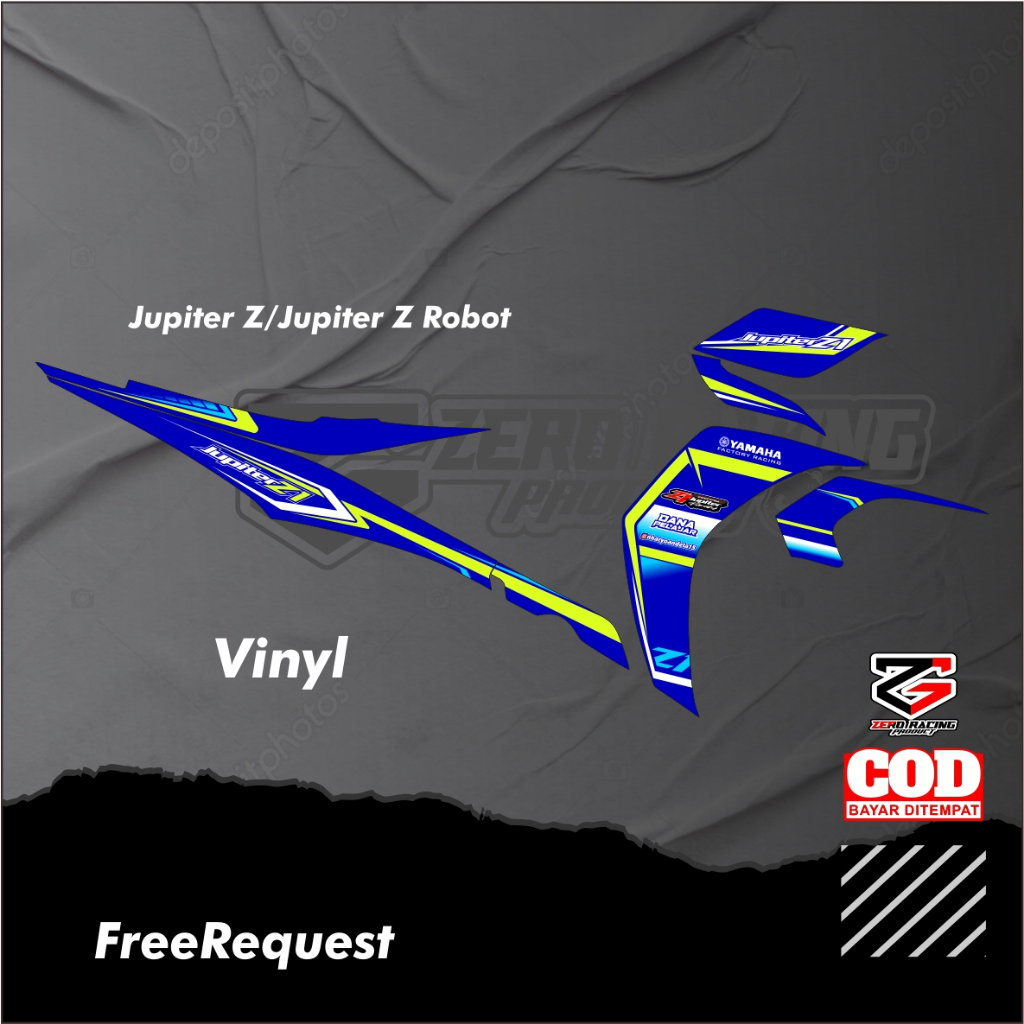 Jual striping jupiter - sticker striping jupiter Z / jupiter z robot ...