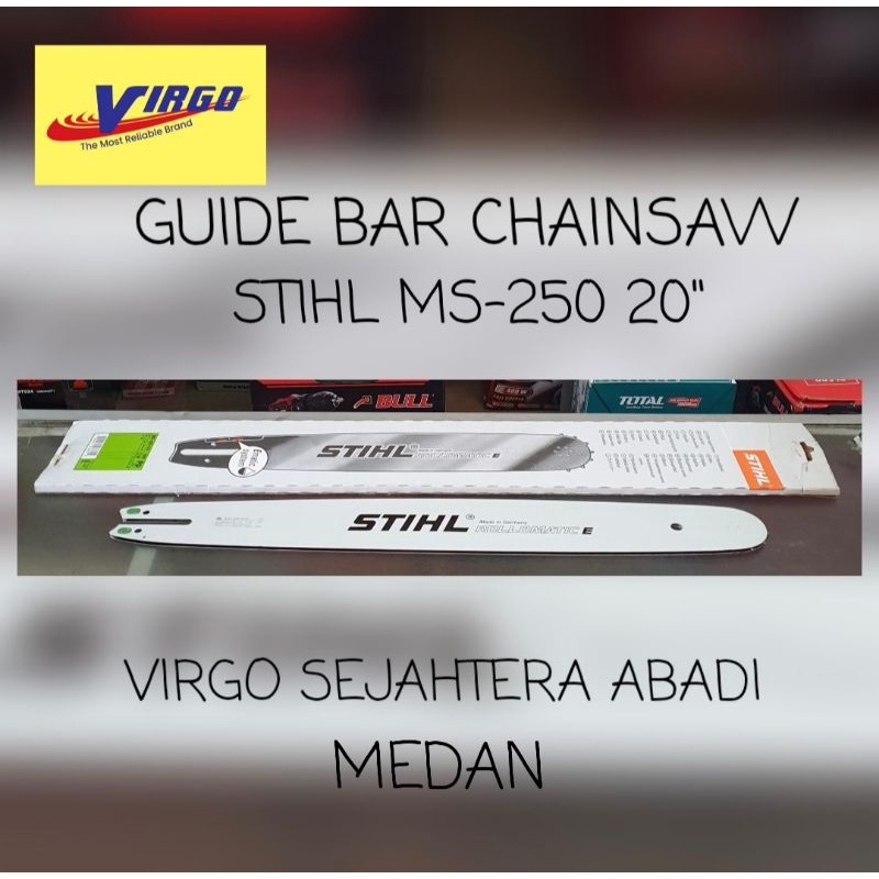Jual GUIDE BAR CHAINSAW STIHL MS-250 MS 250 20 INCHI GERGAJI RANTAI - ORIGINAL 20" | Shopee ...