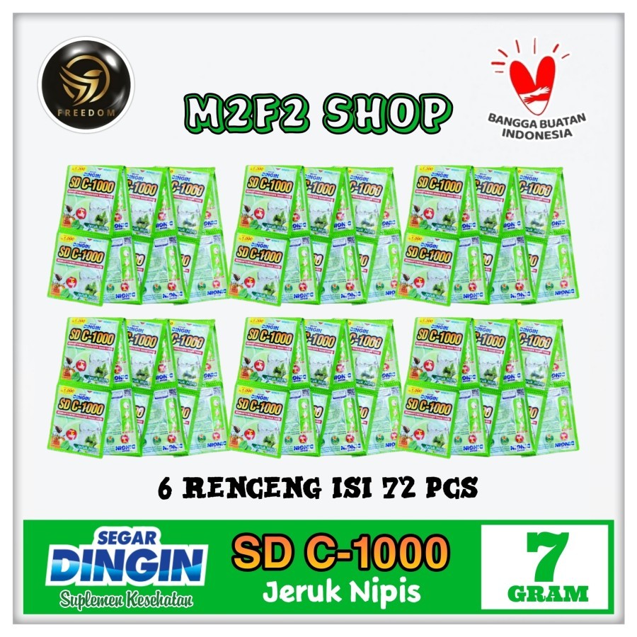 Jual Segar Dingin SD C-1000 Jeruk Nipis Suplemen Makanan Sachet - 7 gr ...