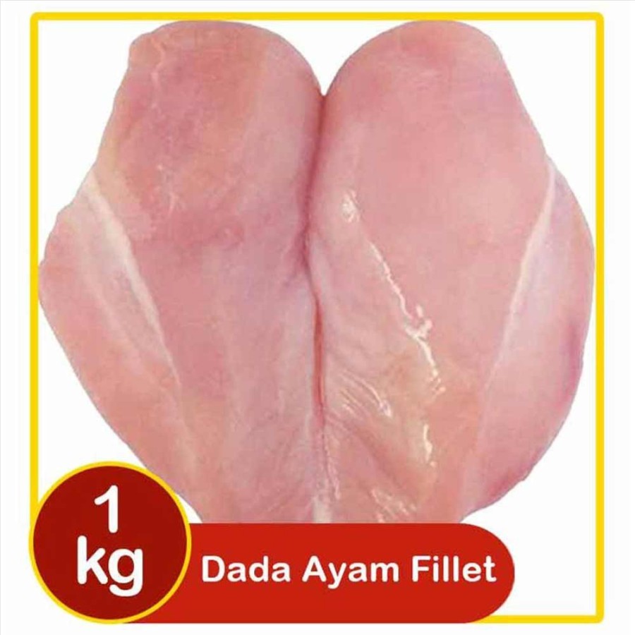 Jual Dada Ayam Boneless Tanpa Tulang | Fillet Chicken Breast 1Kg ...