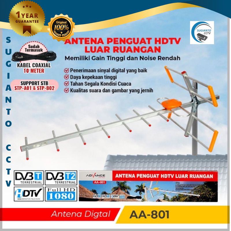 Jual Advance AA-801 ANTENA OUTDOOR UHF AA-801 / ANTENA UHF ADVANCE AA 801 ANALOG DIGITAL ...