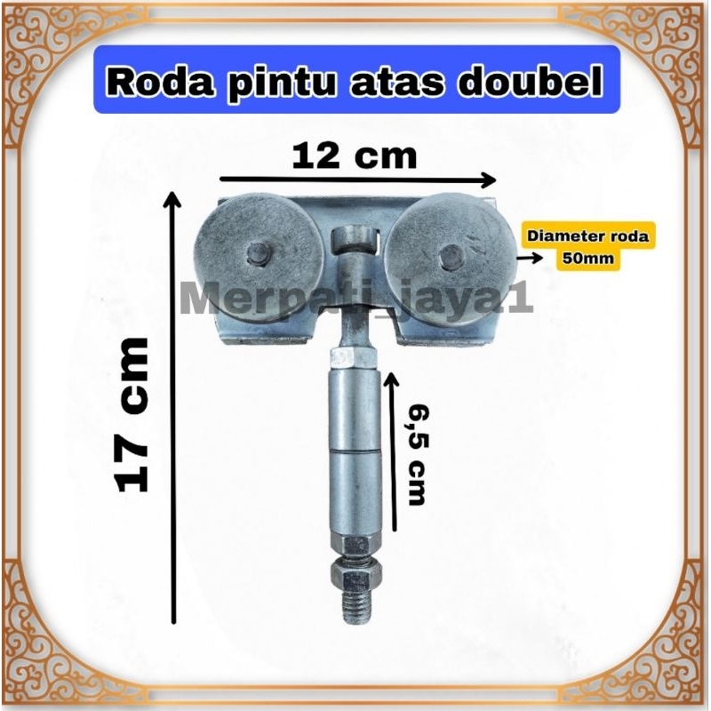 Jual Roda Atas Henderson dobel rel atas haskey pintu gebyog pagar ...