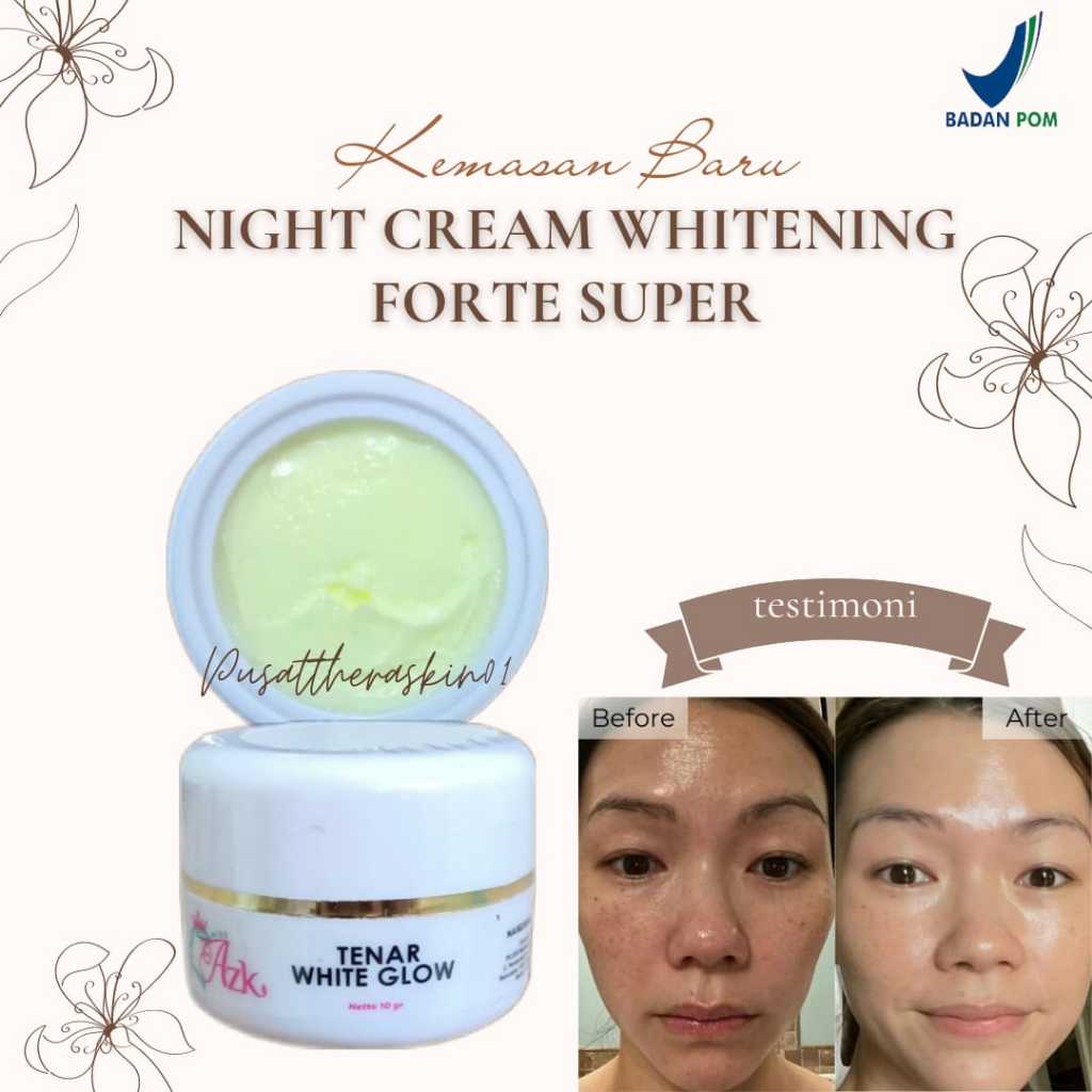 Jual CREAM MALAM WHITENING FORTE SUPER | Shopee Indonesia