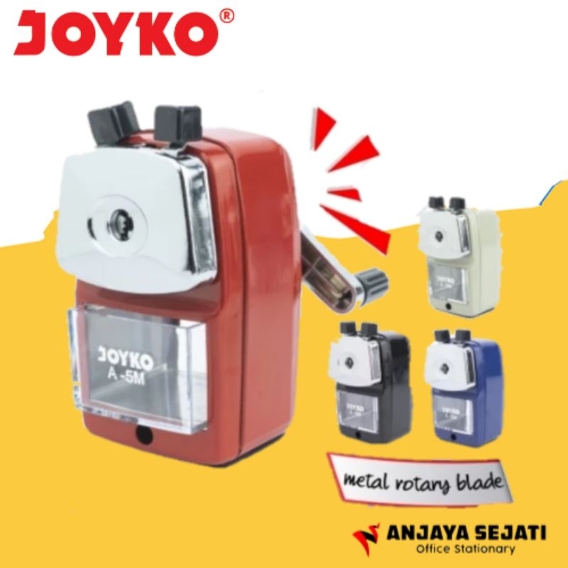 Jual Rautan Putar Besi Meja Joyko A5M | Sharpener Joyko A-5M | Shopee ...