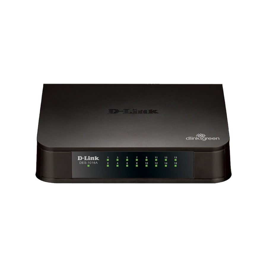Jual D-Link DES-1016A 16-port 10/100M Unmanaged Switch Garansi Resmi ...