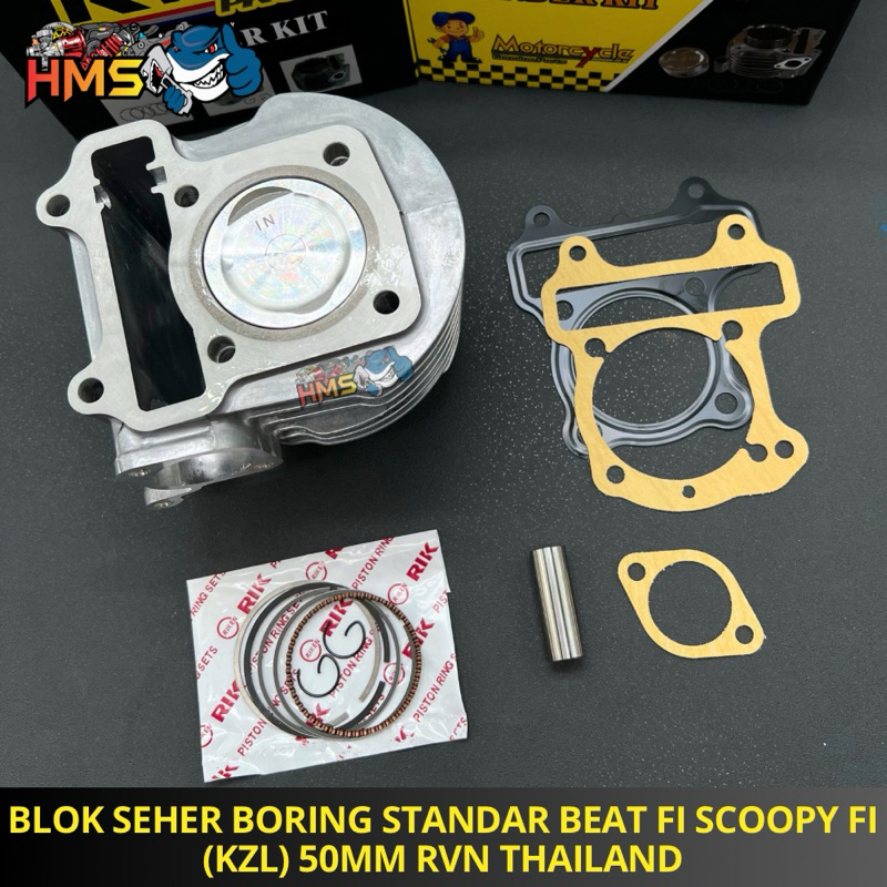 Jual BLOK BLOCK SEHER BORING STANDAR BEAT FI SCOOPY F1 VARIO 110 FI KZLA KZL ORIGINAL RVN ...