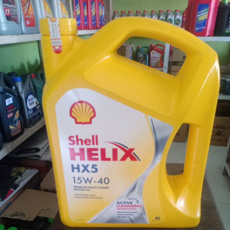 Jual SHELL HELIX HX5 15W-40 4L | Shopee Indonesia