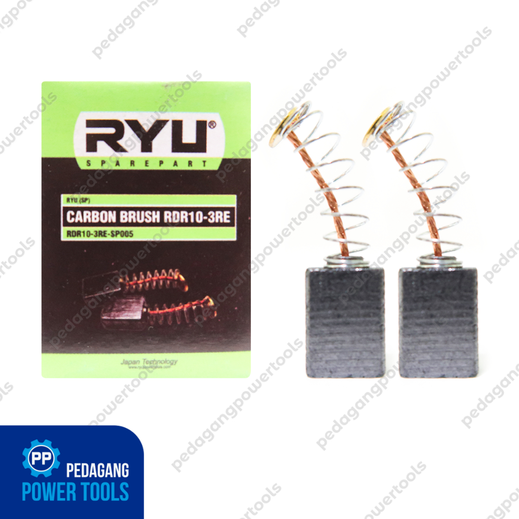 Jual RYU Carbon Brush RDR 10-3RE Sepul Arang Mesin Bor 10 mm Spare Part ...