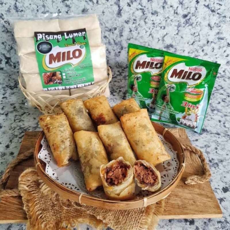 Jual PISANG COKELAT MILOO PISCOK LUMER OREOO ISI 10 PCS | Shopee Indonesia