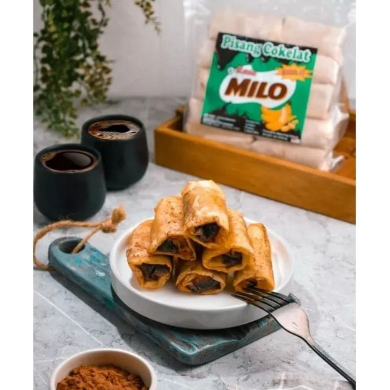 Jual PISANG COKELAT MILOO PISCOK LUMER OREOO ISI 10 PCS | Shopee Indonesia