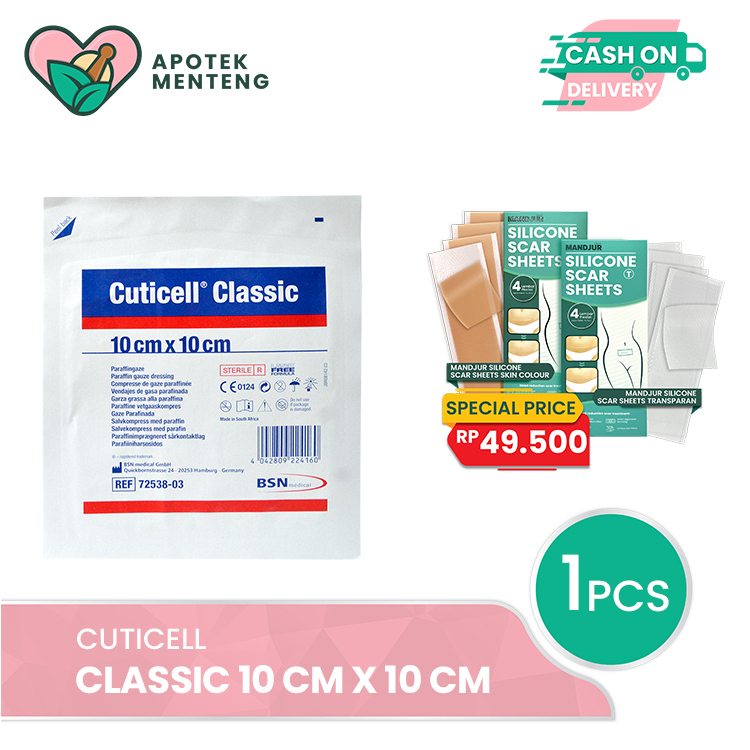 Jual Cuticell Classic 10 CM x 10 CM - Plaster Perawatan Luka | Shopee ...