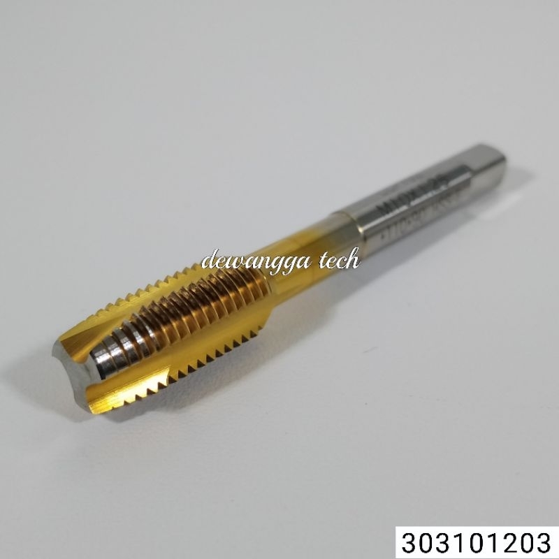 Jual YAMAWA M10x1.25 tap coating kuning M10 x 1.25 taping m10 baut mur kunci ring pas 14 motor ...