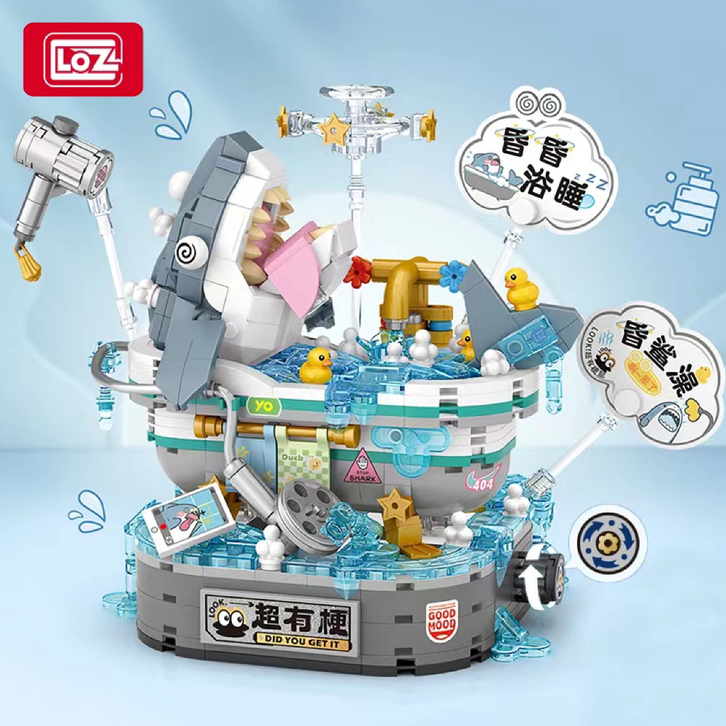 Jual Block City - LOZ Shark Bubble - Honey Bee Puzzle Block Bricks ...