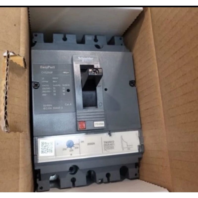 Jual MCCB BREAKER SCHNEIDER CVS100F 3P 100A LV510337 36KA ORIGINAL ASLI ...