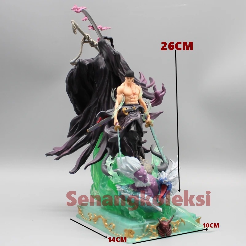 Jual ONE PIECE Action Figures Roronoa Zoro Grim Reaper Anime | Shopee ...
