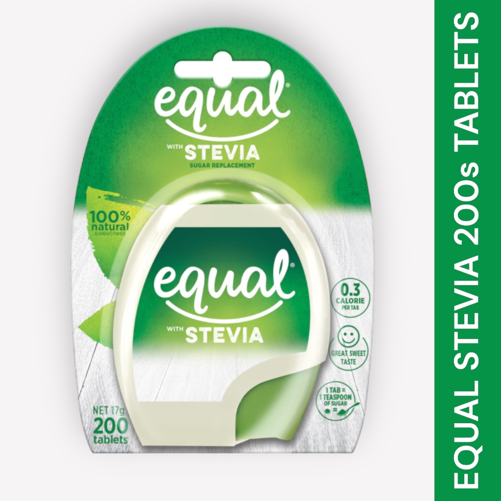 Jual EQUAL STEVIA 200 TABLET | SWEETENER ZERO CALORIE | PEMANIS ...
