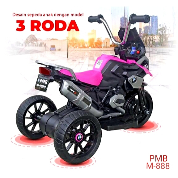 Jual Mainan Motor-Motoran Aki Anak PMB M-888 | Shopee Indonesia