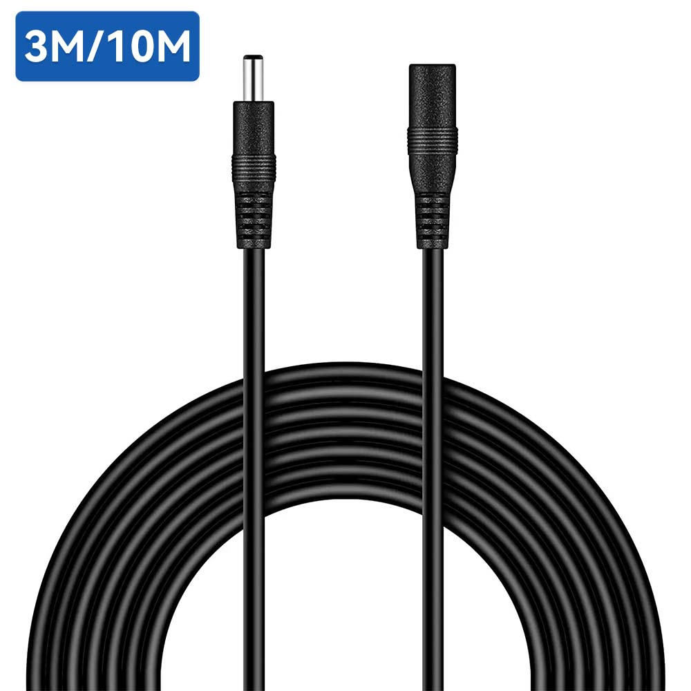 Jual Konektor Kabel Ekstensi DC 3M/10M Kabel Daya 12V Adaptor Kabel Perpanjangan Jantan Ke ...