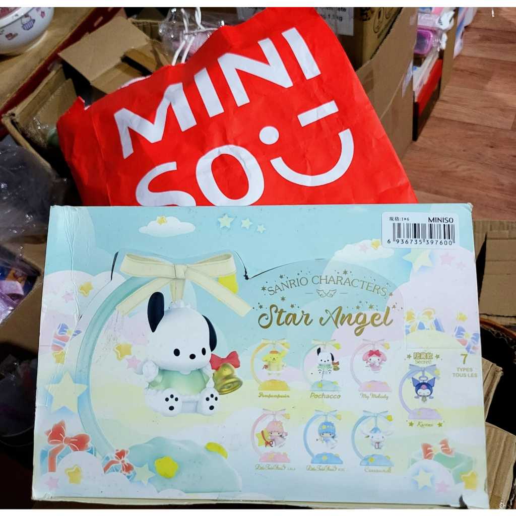 Jual MINISO pajangan LED star angel dijual satuan bisa pilih karakter ...