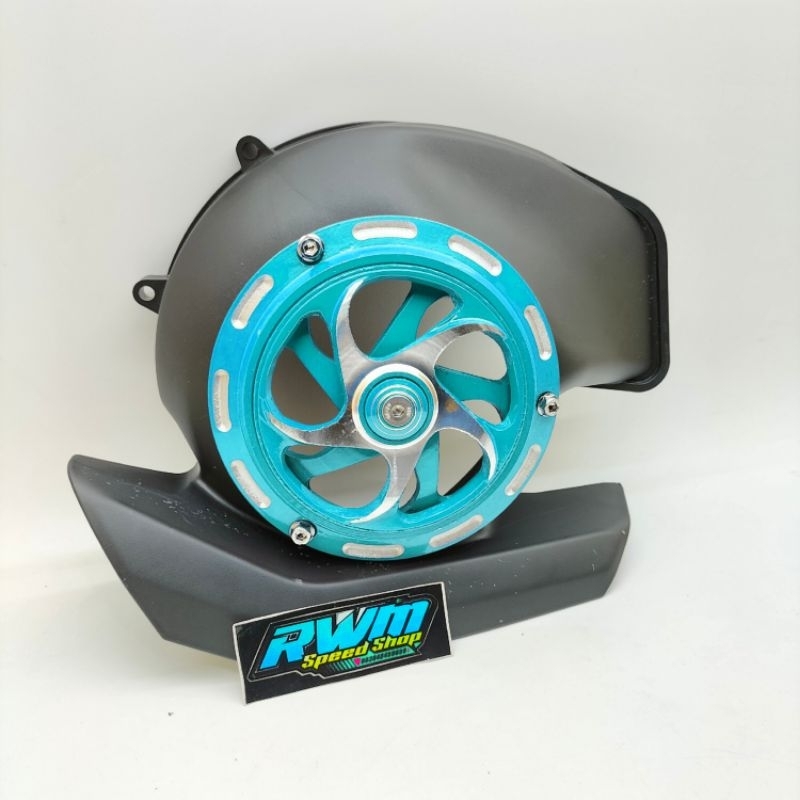 Jual Tutup Cover Kipas Mio M3 Mio S Mio Fino 125 Mesin Set Spiner ...