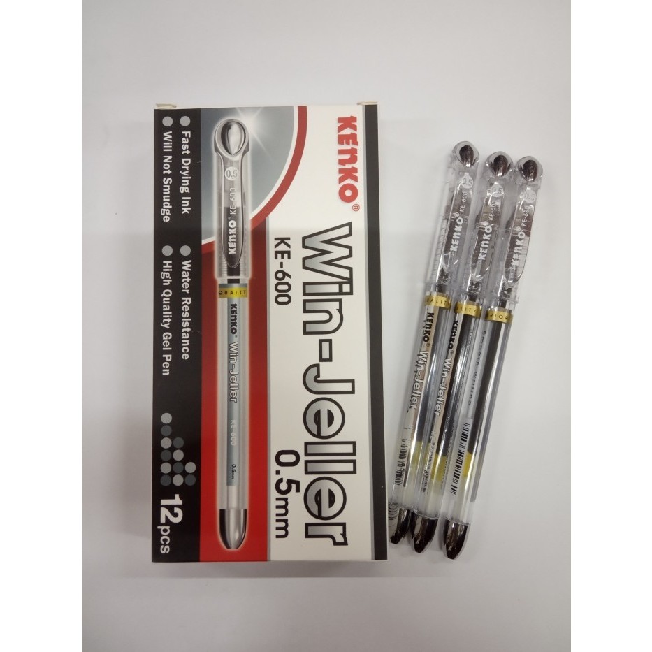 Jual Pulpen win gel jeller 0,5 merk Kenko KE-600 | Shopee Indonesia